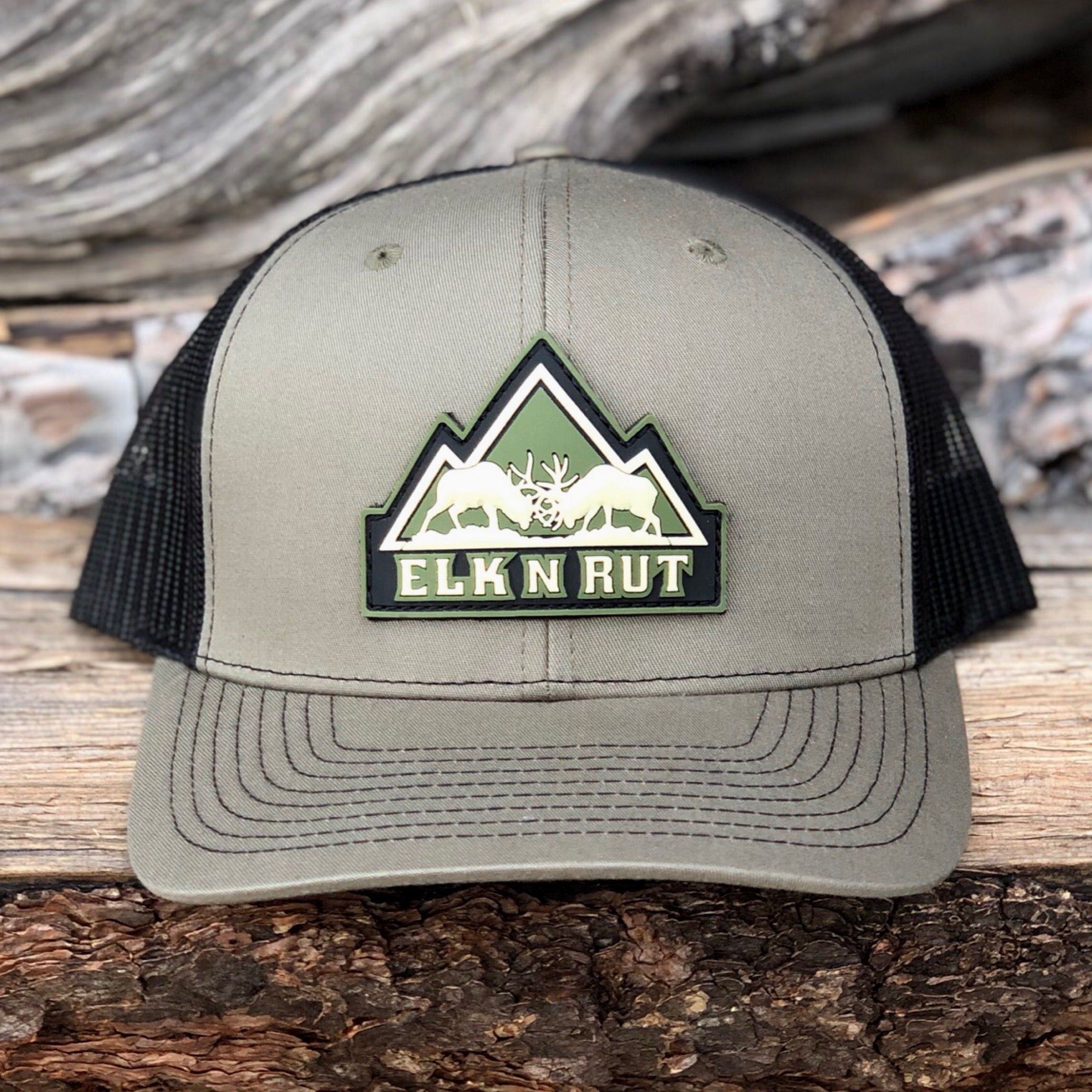 The Full Rut Elk Hat - Loden/Black Snapback – ELK N RUT